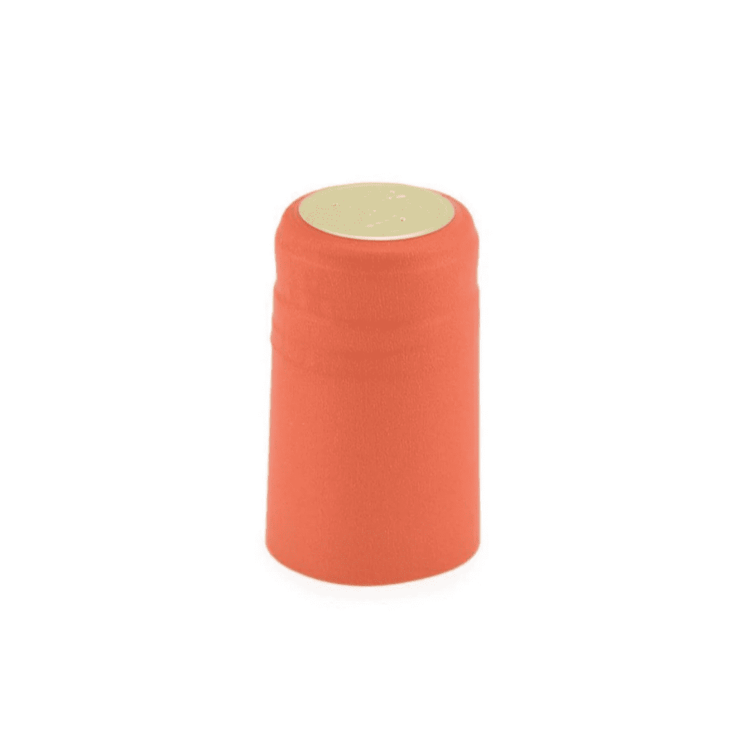 Shrink Caps Orange 100 /Pack - Cork it Winemaking