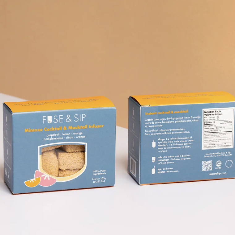 Mimosa Instant Infusion Cubes- Fuse and Sip - Cork it Winemaking